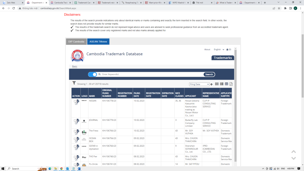 Conducting a trademark search in Cambodia: Why and How? - KENFOX IP & Law Office